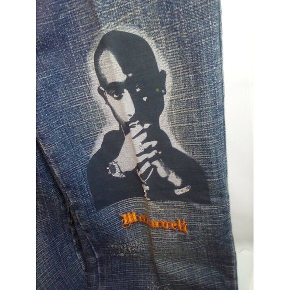 Makaveli | Jeans | Makaveli Jeans 2 Tupac 2pac Distressed Baggy Hip Hop ...
